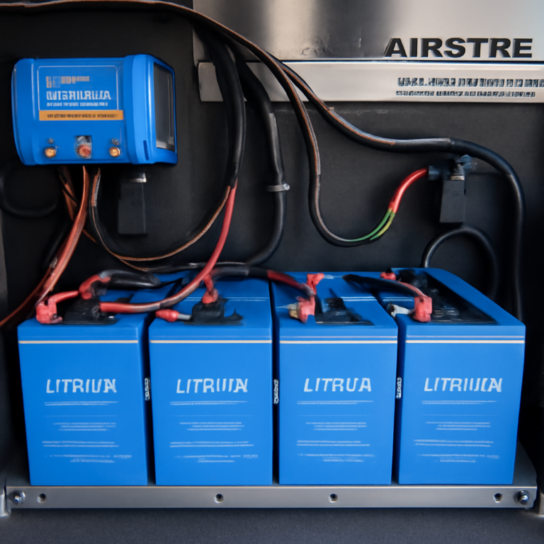 Airstream Interstate 19X – 12V Lithium Battery Bank & Solar Upgrade ...